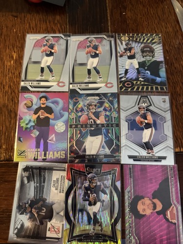 (9) Caleb Williams Assorted Rookie Card Lot | eBay UK