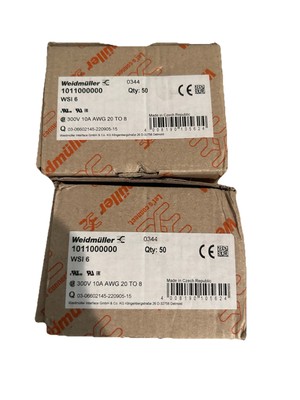 1x 50pcs/box New Weidmuller WSI6 1011000000 Fuse Terminal Free Shipping ...