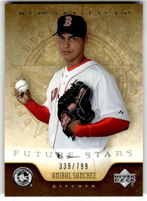 2005 Upper Deck Artifacts Anibal Sanchez #/799 Rookie #204 | eBay