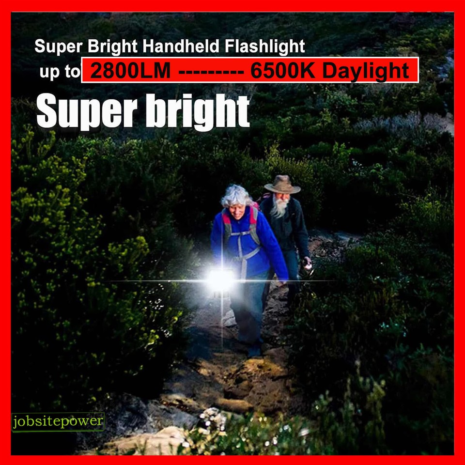 Outdoor LED Work Light for Bauer 20V Lithium Battery with USB Portable ...