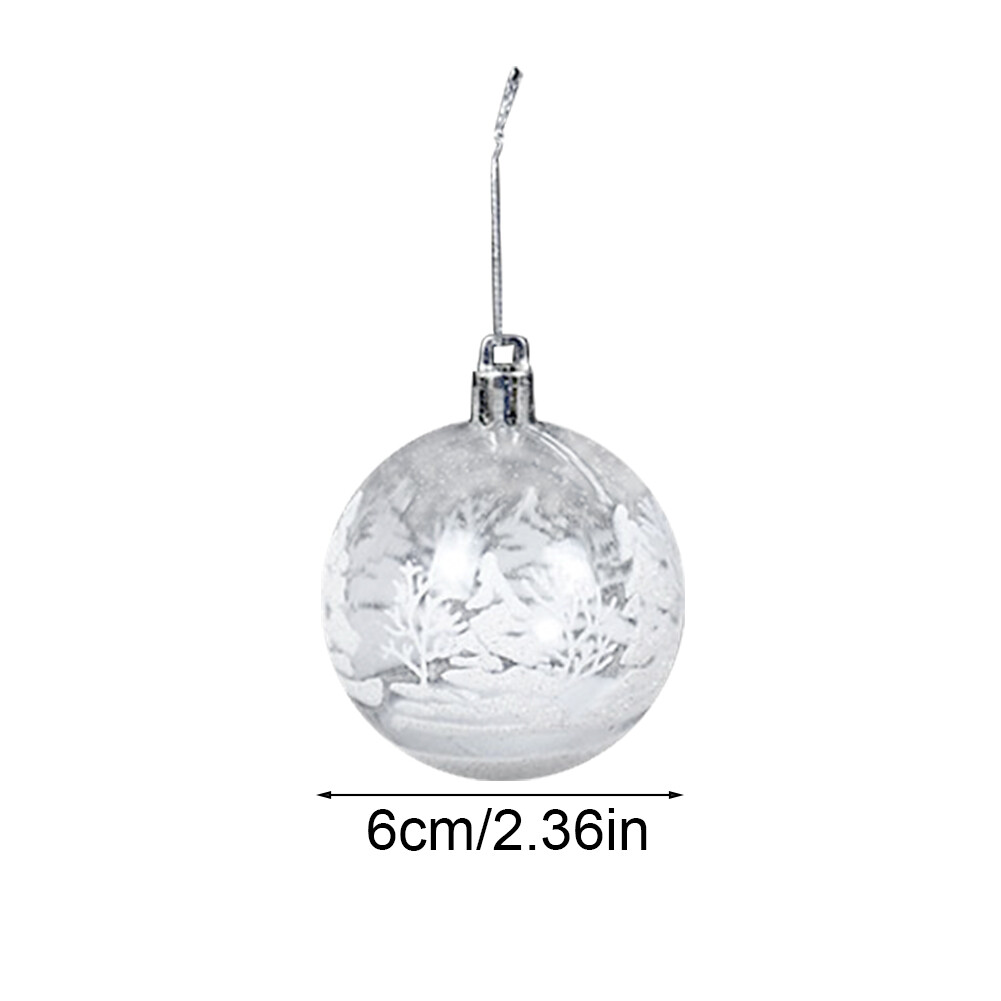 6pcs Craft DIY Tree Hanging Living Room With Rope Home Decor Christmas ...