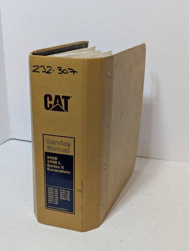 Cat 345B 345B L Series II Excavators AMA1-UP DCW1-UP Caterpillar READ ...