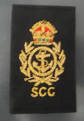 Sea Cadet Chief Petty Officer Gold Wire CIIIR Rank Slides | eBay UK
