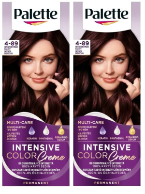 2x Schwarzkopf Palette Intensive Color Creme 4-89 (RFE3) Intensive ...