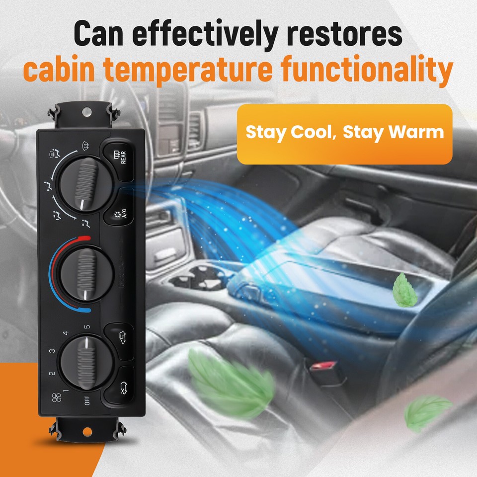 Heater A/C AC Control Module For Chevrolet Silverado 1500 1999-2002 ...