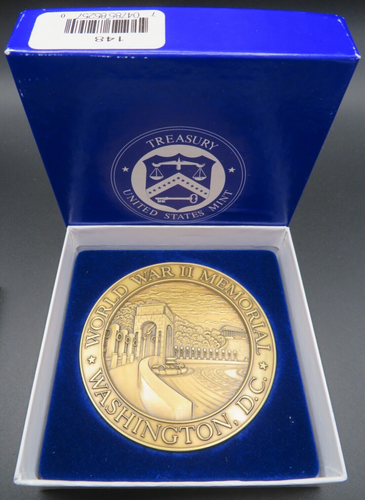 NIB World War II Memorial 3" Challenge Coin Washington DC WWII | eBay