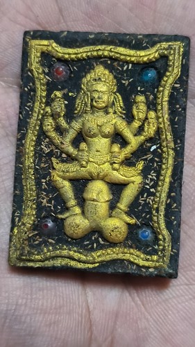 thai amulet MaeYuaMueang Achan Mom Niranam Fang Muk Sane Takrut 10 Dok ...