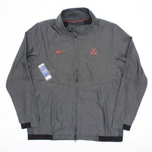 NIKE Virginia Wahoowa Full Zip On Field Jacket Jacket Gray Men's XL ...