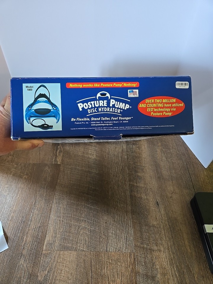 Posture Pump 1100-SX Neck Disc Hydrator Cervical Spine Therapy Pain ...