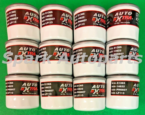 Case of 12 Engine Oil Filter AUTO EXTRA 618-51365 For NISSAN, MAZDA ...