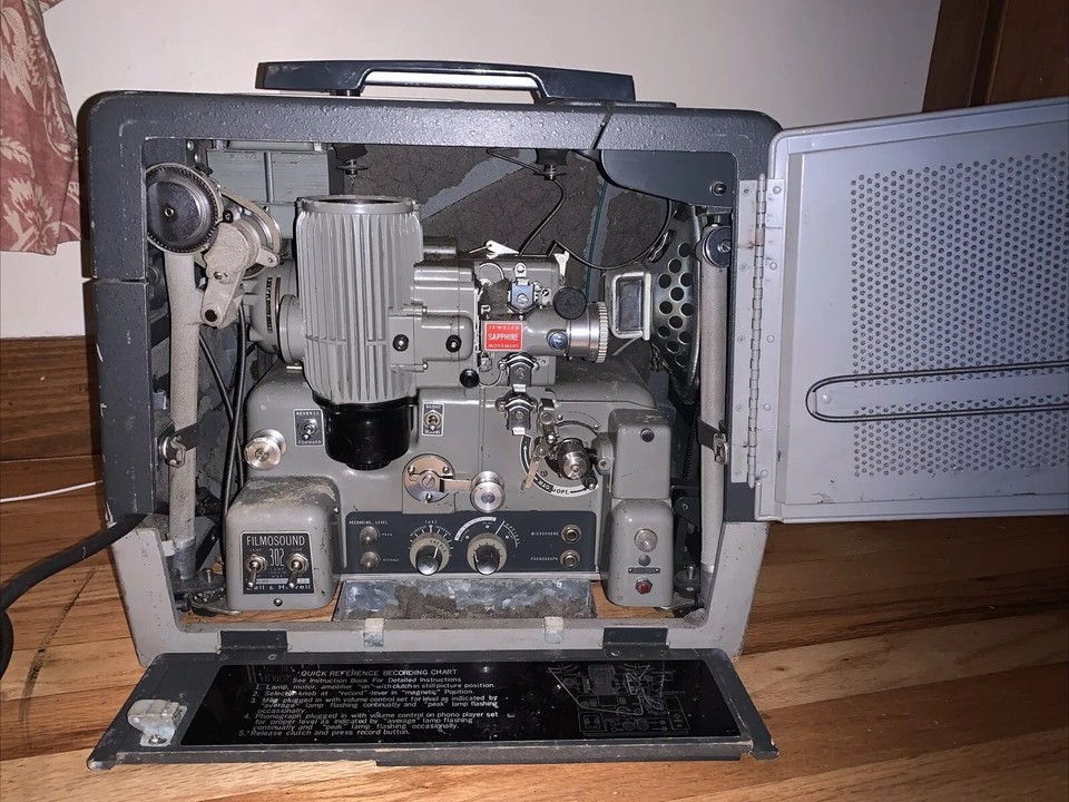 Bell & Howell FILMOSOUND 302 16mm Film Projector POWERS ON Lights Up | eBay