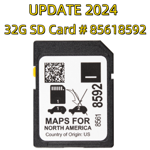 2024 GPS Navigation SD Card Map 85618592 Fit for GM GMC Acadia Canyon ...