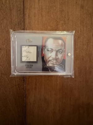 Martin Luther King JR Handwrighting Pieces of The Past Relic Card | eBay