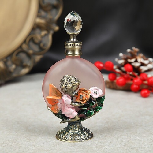 30ml Cherub Angel Perfume Bottles Vintage Refillable Crystal Glass ...