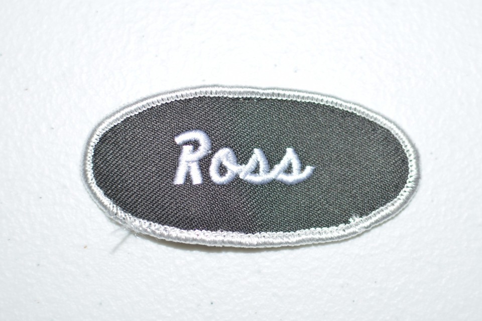 Embroidered Name Tag Patch for Work Shirt Jacket Uniform Sales Mechanic ...