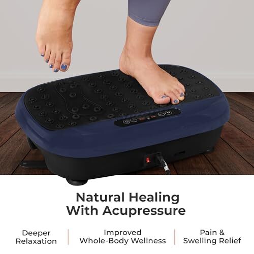Lifepro Compact Vibration Plate Exercise Machine, Mini Full Body ...