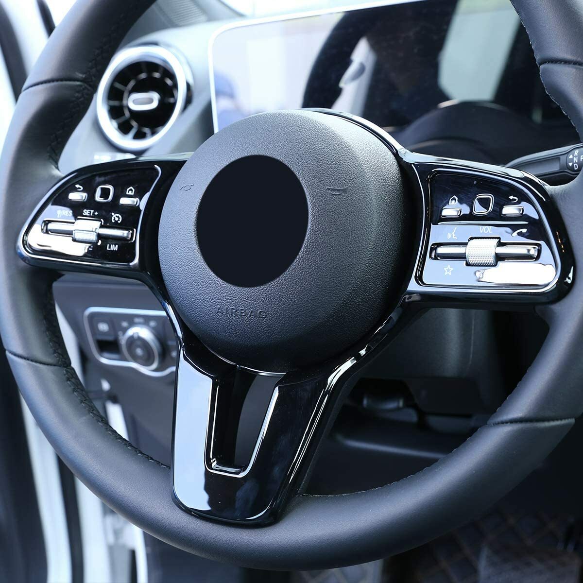 For Benz A B C E G CLA CLS GLC GLE GLS Inner Steering Wheel Frame Trim ...