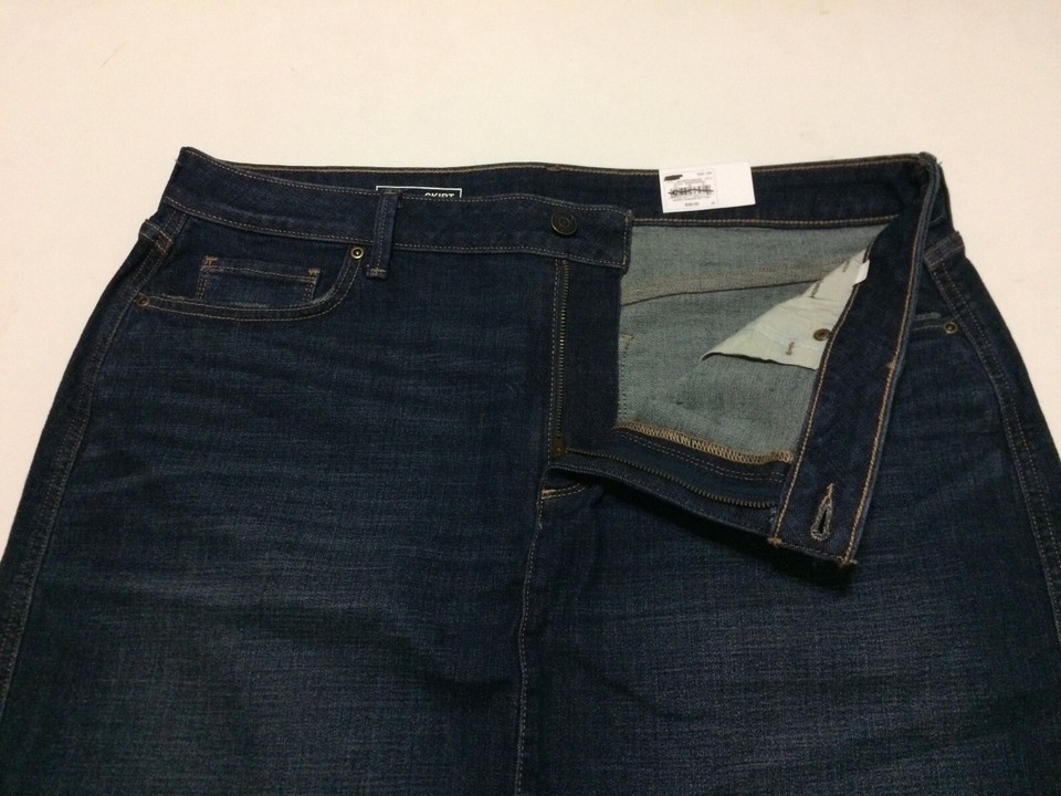 Sonoma Mid Rise Shirt Women Dark Blue Jeans NWT 18 Regular size | eBay