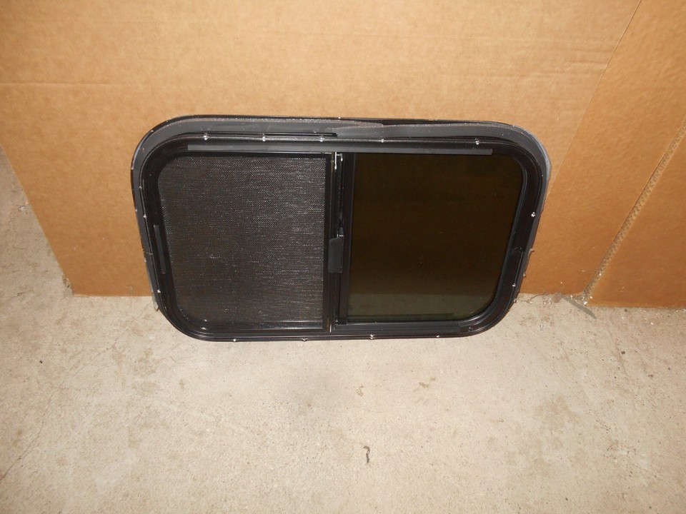*CLEER VISION 24" X 15" SLIDER WINDOW RV CAMPER NO TRIM RING FREE ...