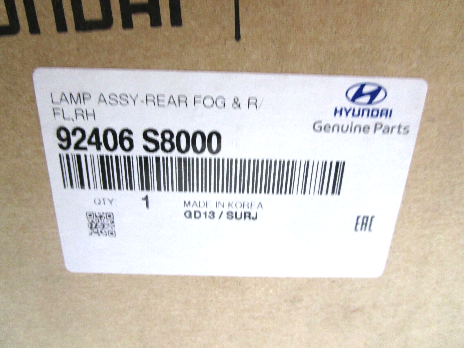2020-2022 HYUNDAI PALISADE RIGHT REAR BACKUP LAMP FOG LIGHT REFLECTOR ...