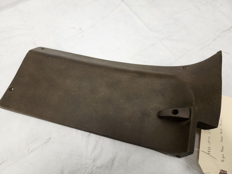 1973-1977 C3 Corvette (RH) Rear Halo Roof Panel & Coat Hook Passenger Side Brown | eBay
