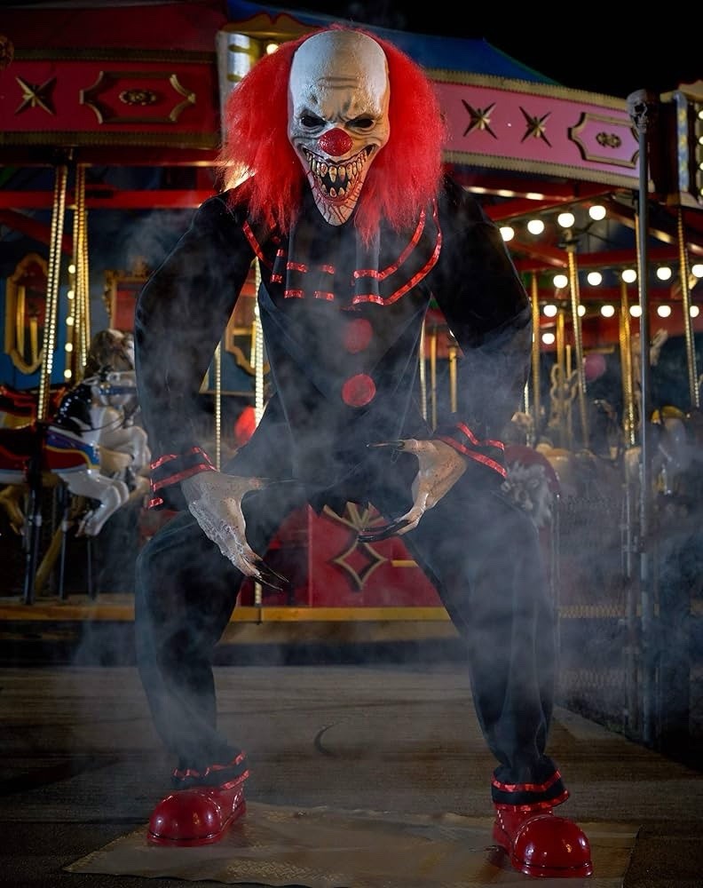 Spirit Halloween 2019 Crouchy The Clown Animatronic Halloween Prop | eBay