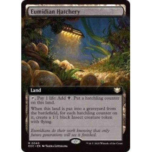 Eumidian Hatchery (extended Art) X4 M/NM Magic MTG Edge Of Eternities ...