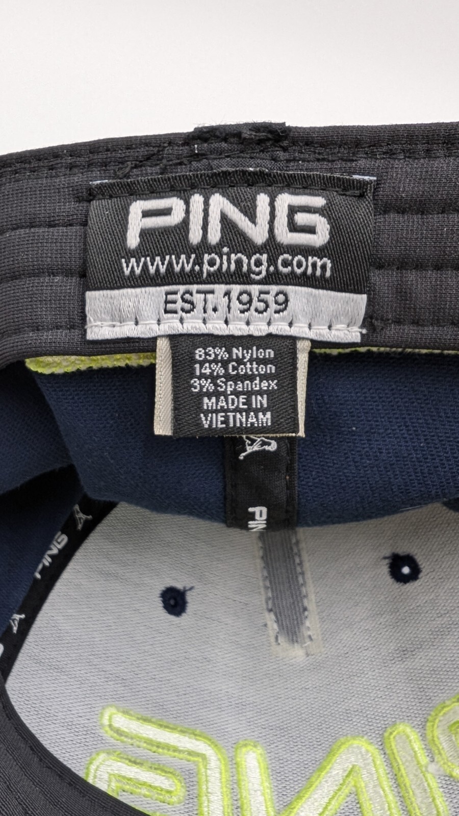 Ping Sensorcool Flexfit Hat L-XL Blue | eBay
