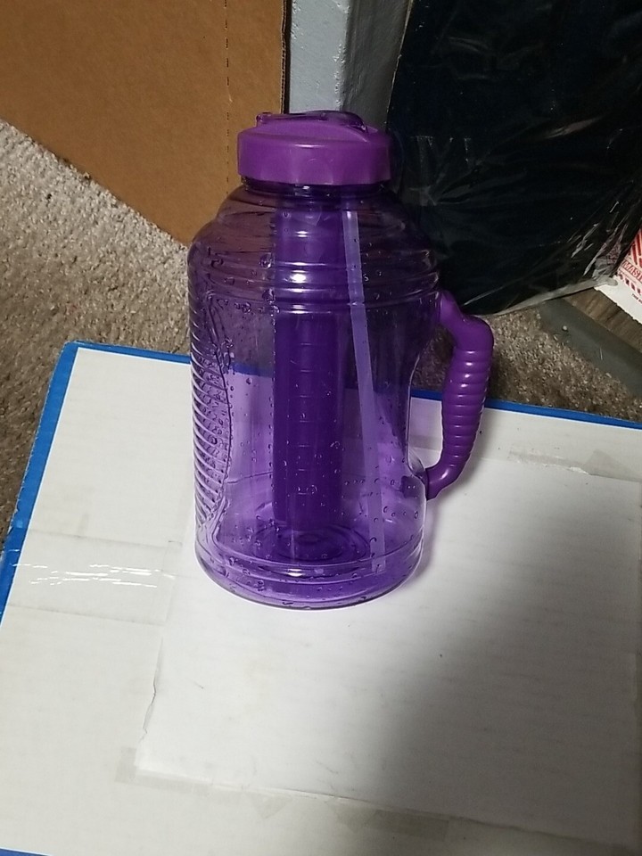 Cool Gear EZ Freeze Water/Drink Bottle With Freeze Stick, 80 Fluid Oz ...