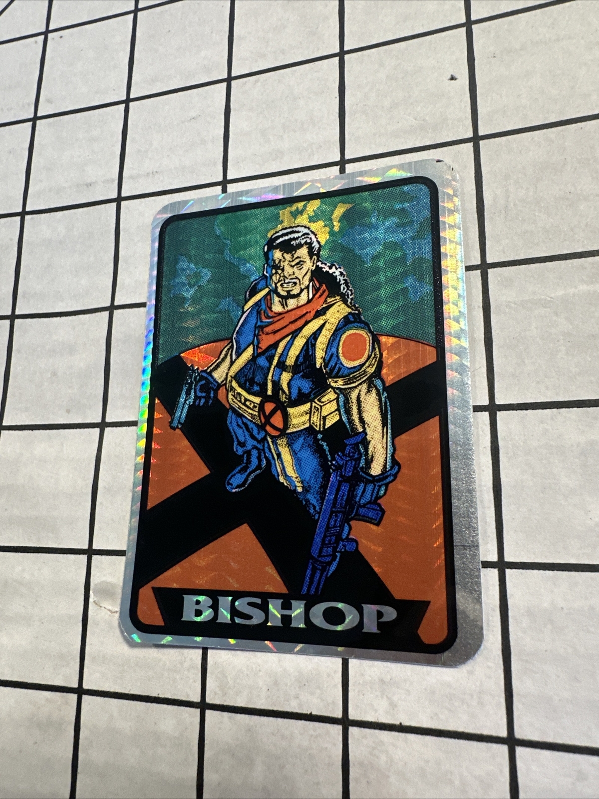 Bishop 1990s Marvel Masterpieces Kodak Vending Machine Prism Sticker X ...