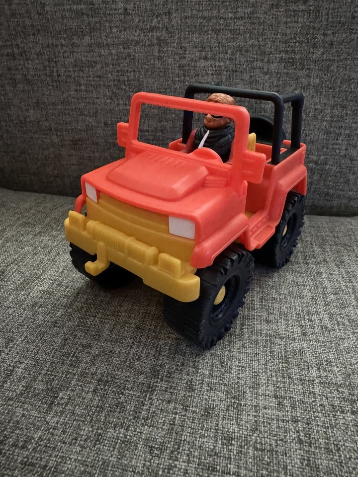 Fisher Price Imaginext Vehicle - 4 x 4 Truck w/ Figure - Orange Yellow ...