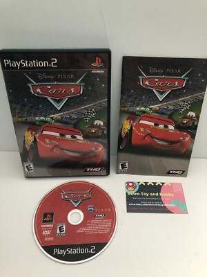 CARS Disney Pixar Black Label Sony PlayStation 2 PS2 Game Complete in ...
