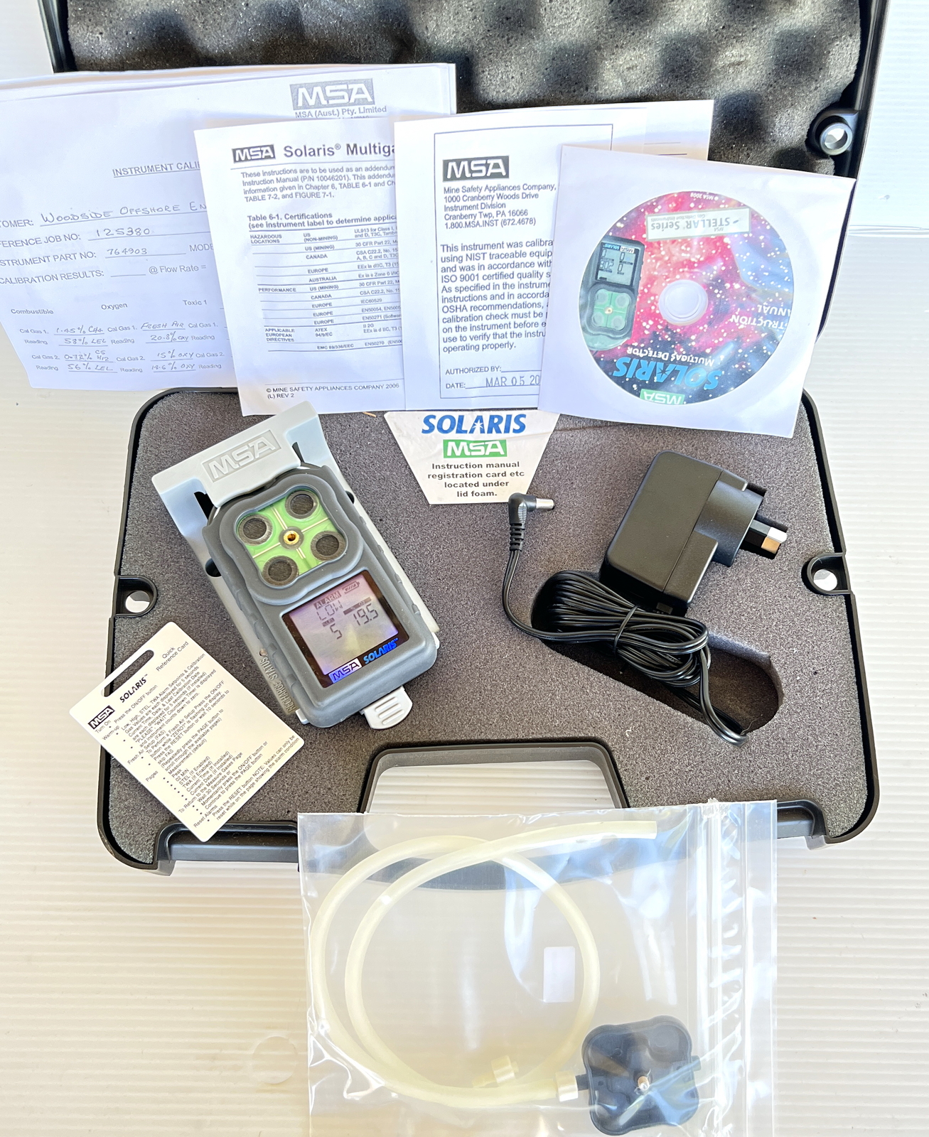 MSA Solaris Multigas Gas Detector - O2 + LEL 10057042 *NEW* | eBay