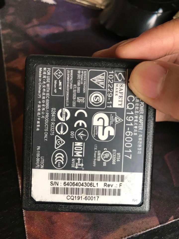 CQ191-60017 Power Supply Adapter For HP 5745 5740 5510 5514 CQ191 5515 ...