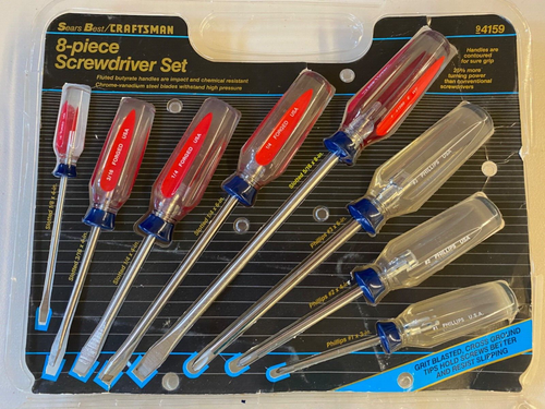 Craftsman 8 Piece Screwdriver Set SEARS BEST | eBay