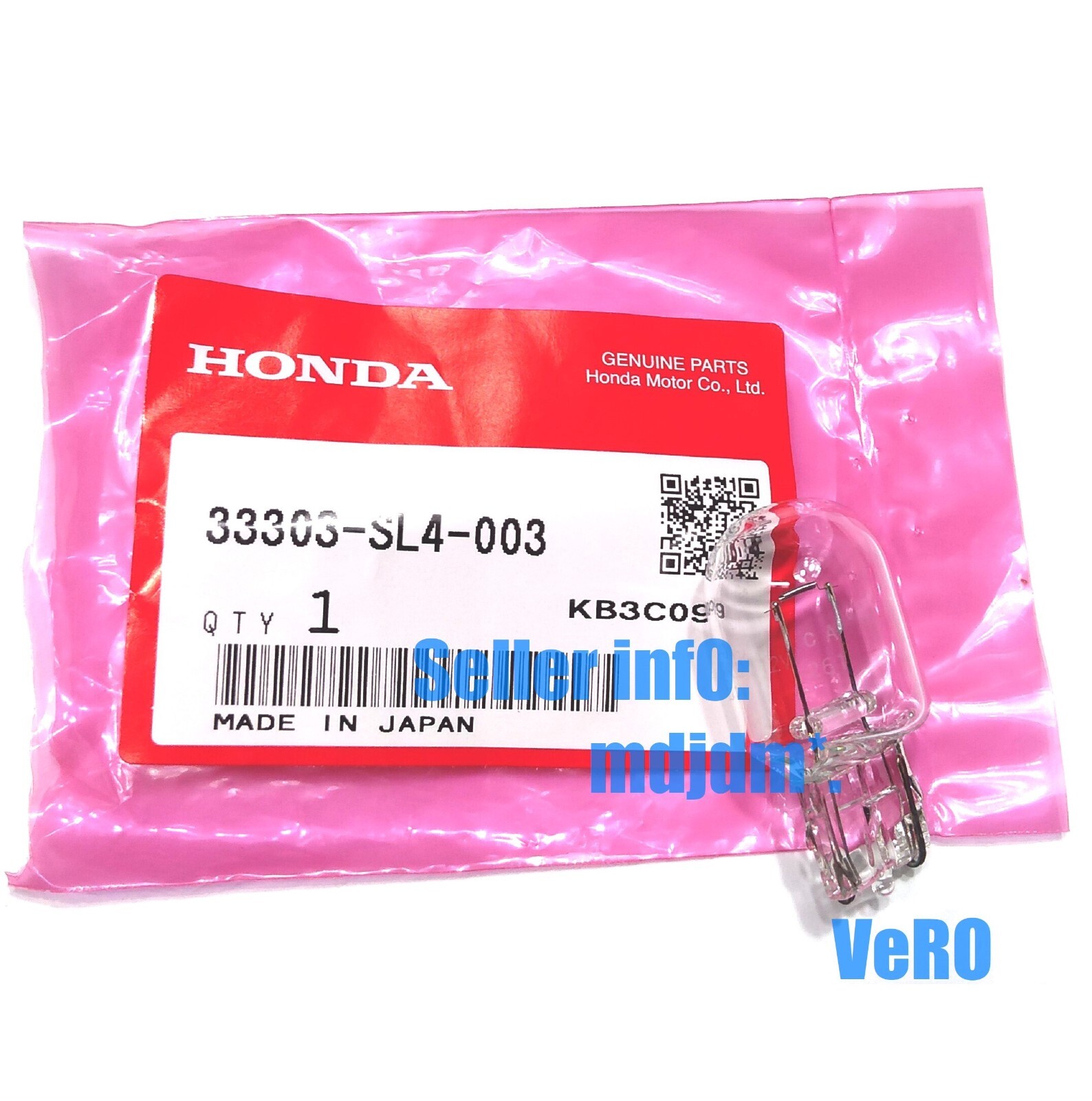 Genuine Bulb Wedge 12volt 21watt Stanley 33303-sl4-003 for sale online ...