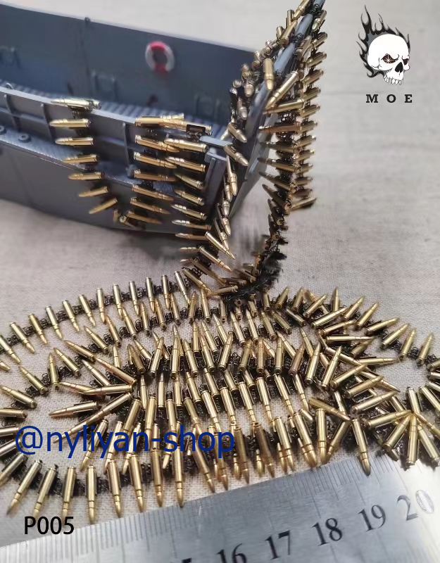 MOETOYS P005 1/6 WWII German MG42 MG34 Metal Machine Bullets Chain For ...