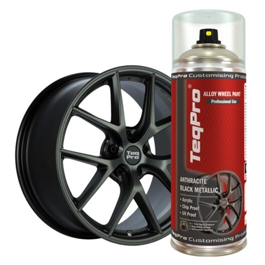 Alloy Wheel Paint ANTHRACITE BLACK MET + Etch Primer + MATT LACQUER ...