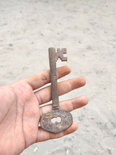 1920s Vintage Skeleton Padlock Key Lock Original Old Primitive Handmade ...