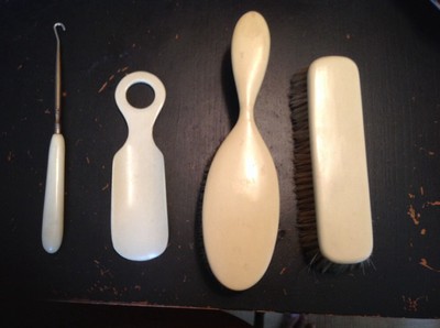Set Of 4 Pcs. Vintage Ivory Py-Ra-Lin Items | eBay