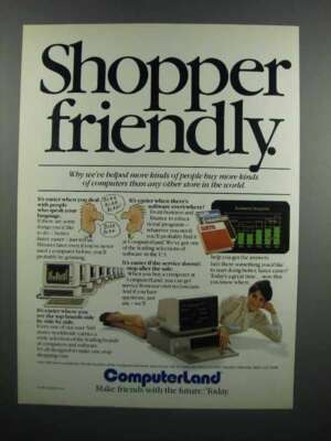 1983 Computerland Computers Ad - Shopper Friendly | eBay