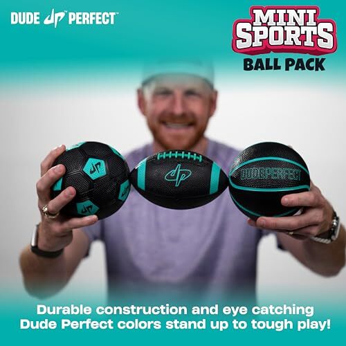 Mini Sports Balls, Kids and Adults Multi-Pack Sports Ball Set, Indoor ...