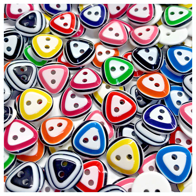 20 or 40 12mm Triangle/round 2 Hole Buttons Mix Buttons triangles | eBay