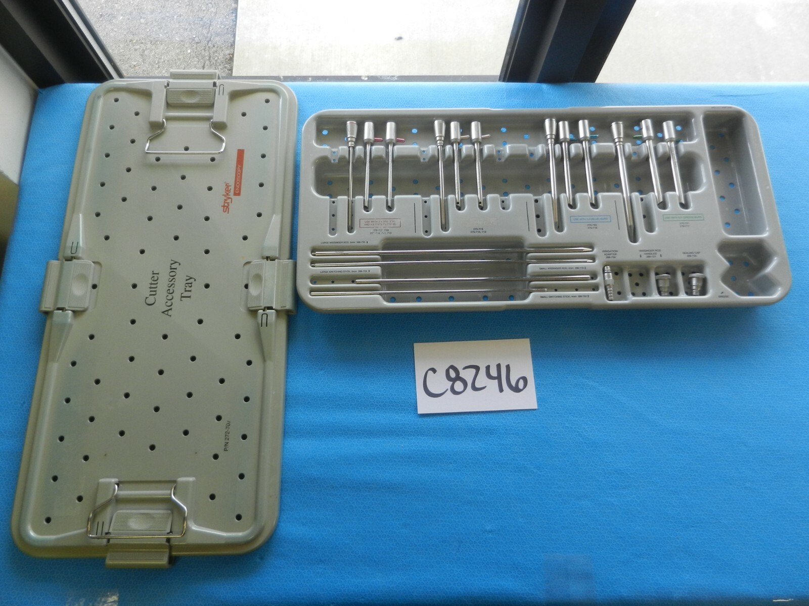 Stryker Surgical Orthopedic Cutter Accessory Instrument Set W/ Case #6 ...