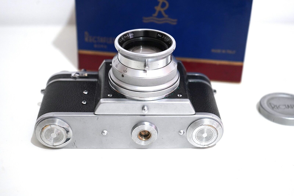 Extremely RARE+++ 1953 Rectaflex w/ Akton 50mm f/1.9 Prototype as Gold ...