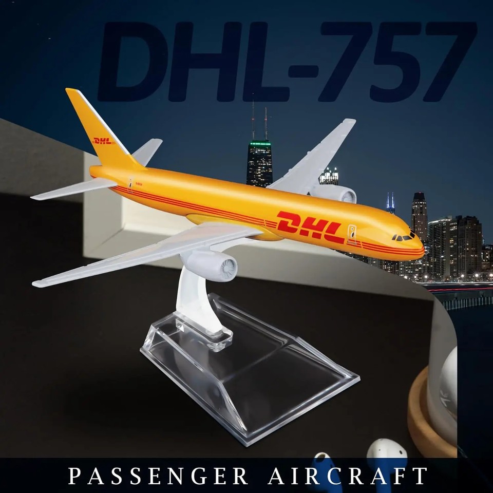 JakeSpecial – DHL B757 Scale Model Aircraft 16cm 1:400 | eBay