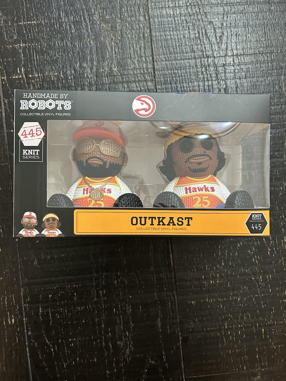 Handmade by Robots OutKast 445 Knit Series Vinyl Atlanta Hawks | eBay