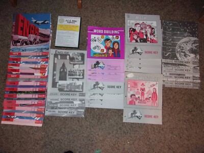 School of Tomorrow ACE Paces Huge LOT 7th Grade 7 Accelerated Christian ...