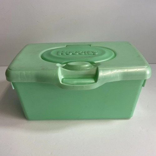 Huggies Wipes Empty Pop Up Refillable Container Green Plastic | eBay