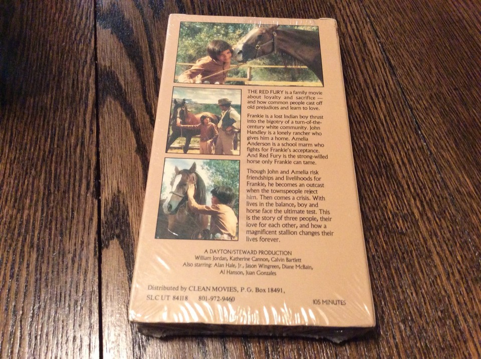 The Red Fury (VHS, 1995) BRAND NEW SEALED WESTERN COWBOY FUN FAMILY ...